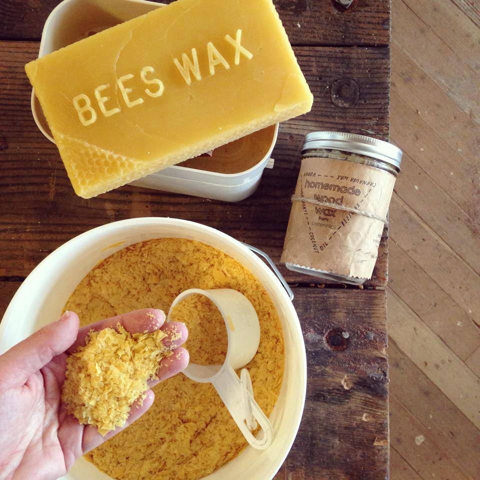 homemade wood wax - perennial