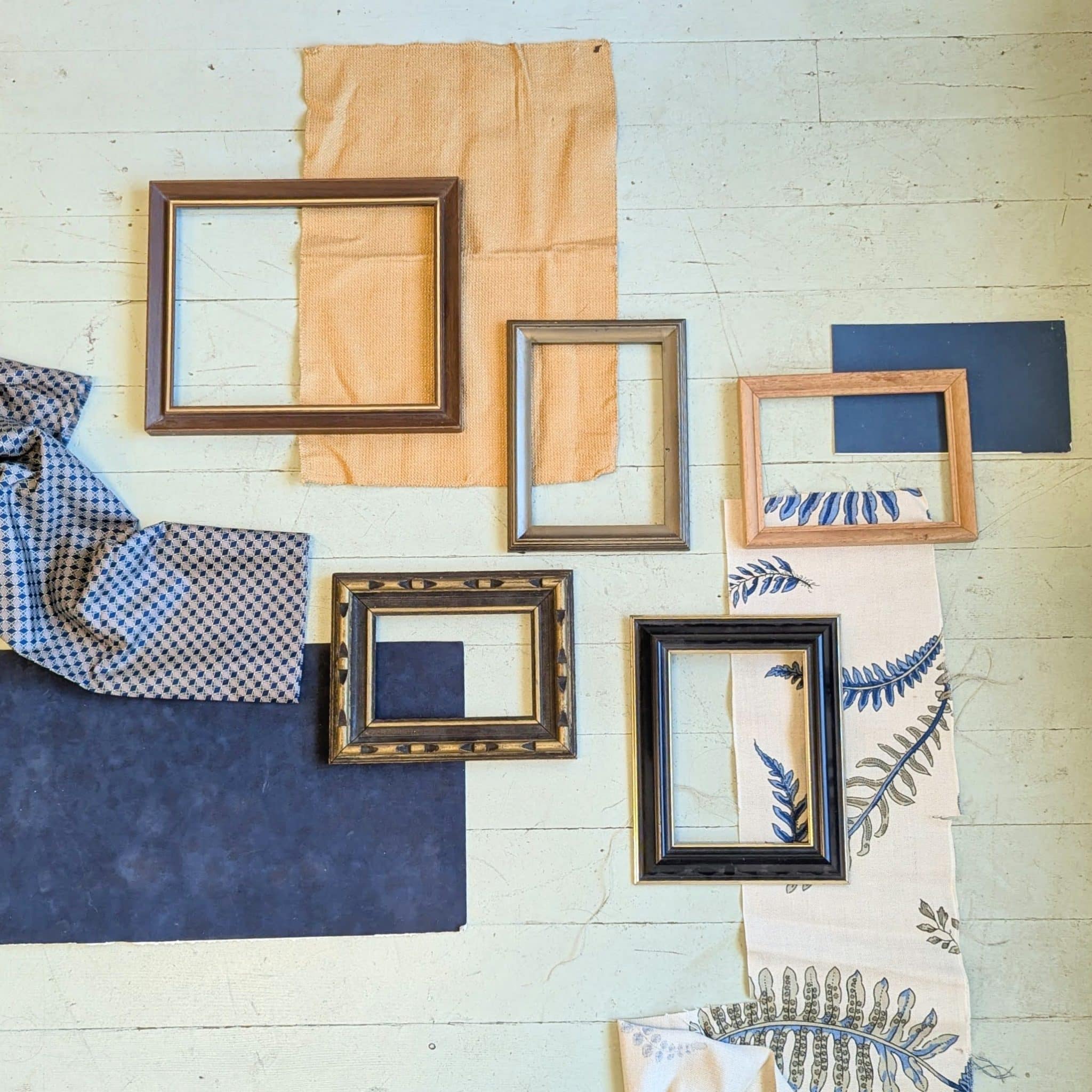 DIY Upcycled Picture Framing - perennial